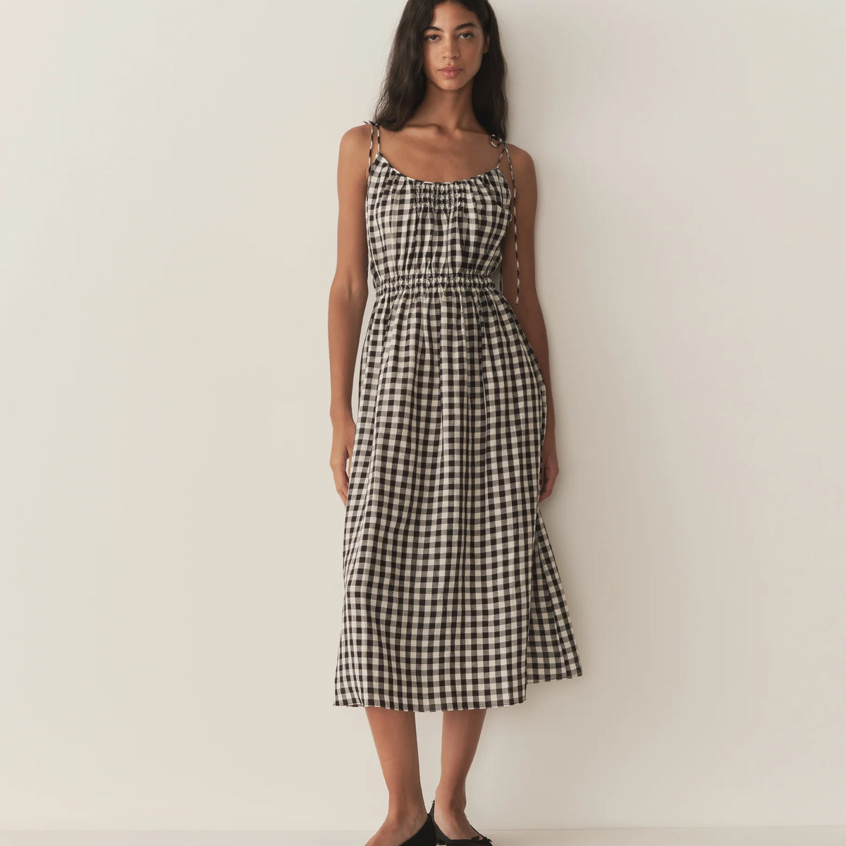 Dôen LESLIE DRESS - MARILYN GINGHAM – The Fold