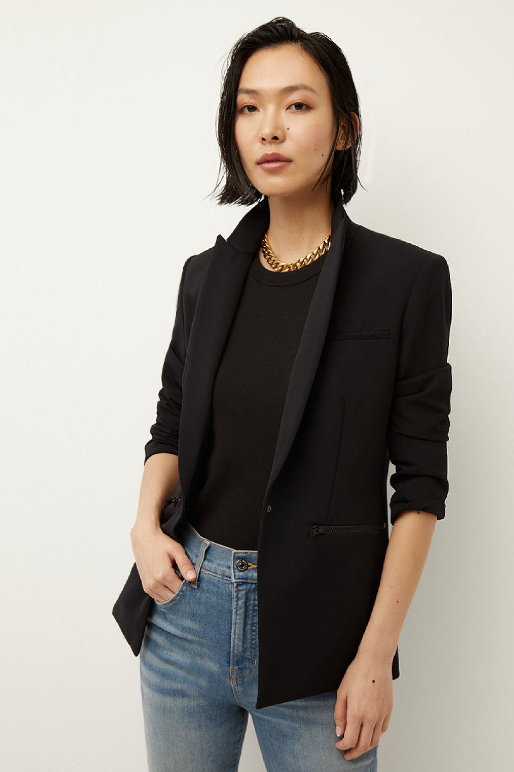 Veronica Beard Iconic Scuba Dickey Jacket - Black – The Fold